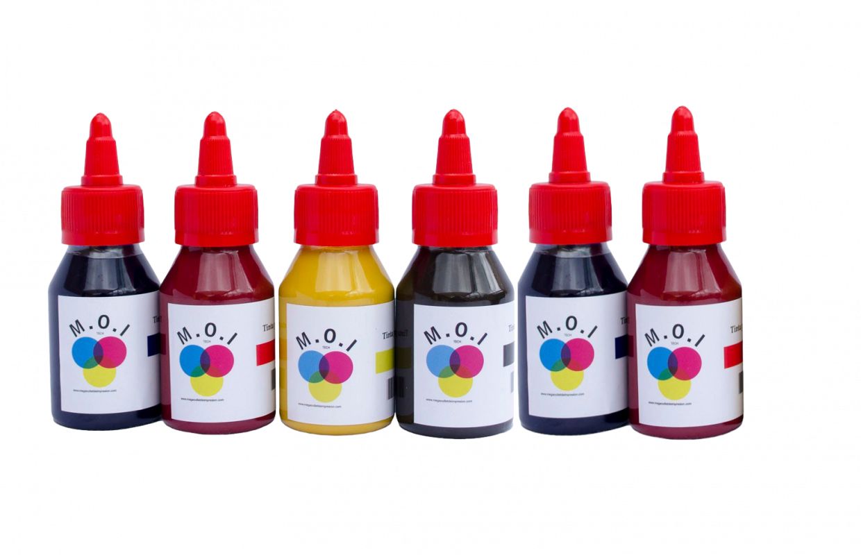 Kit de tinta Sublimación MOI TECH para Epson Kit X 6 botellas ...