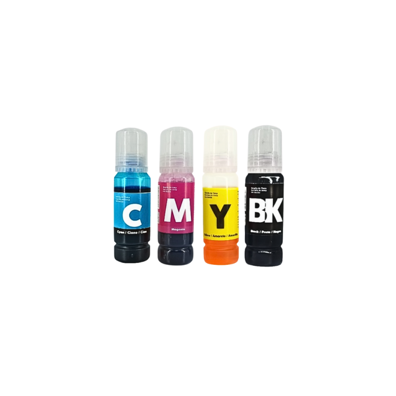 Tinta universal compatible Epson L3110, L3210, L5190 x 4 botellas ...